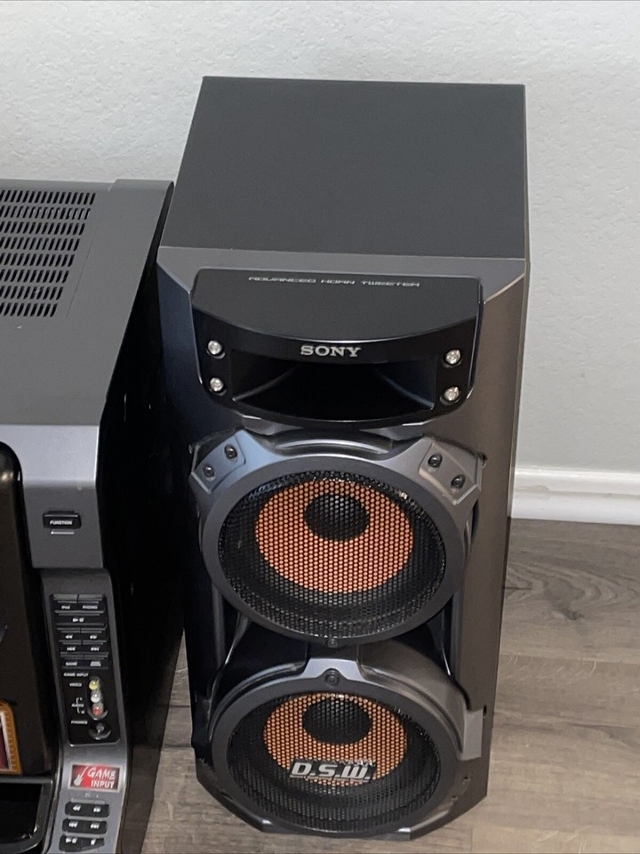 Sony LBT-ZX66i Stereo 560W 5 Disc Changer Music System w/Speakers ...