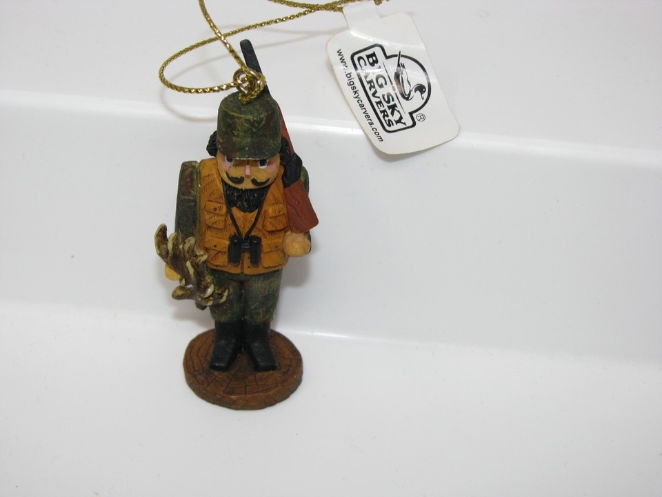 Big Sky Carvers Hunter Nutcracker Ornament | eBay