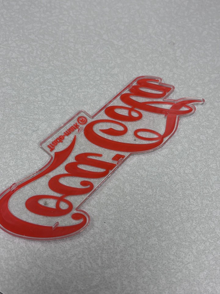 Vintage Coca-Cola Cursive Menu Board LOGO Sign Theater 7" RARE! All ...
