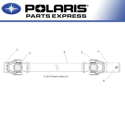 NEW 2017 - 2023 POLARIS RANGER 570 FULL SIZE OEM FRONT PROP DRIVE SHAFT ...