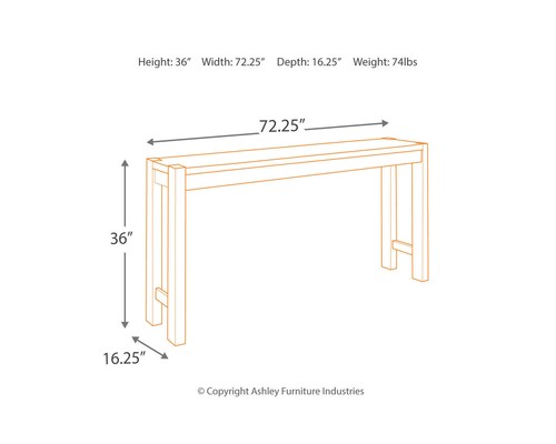 Signature Design by Ashley Casual Torjin Counter Height Dining Table ...