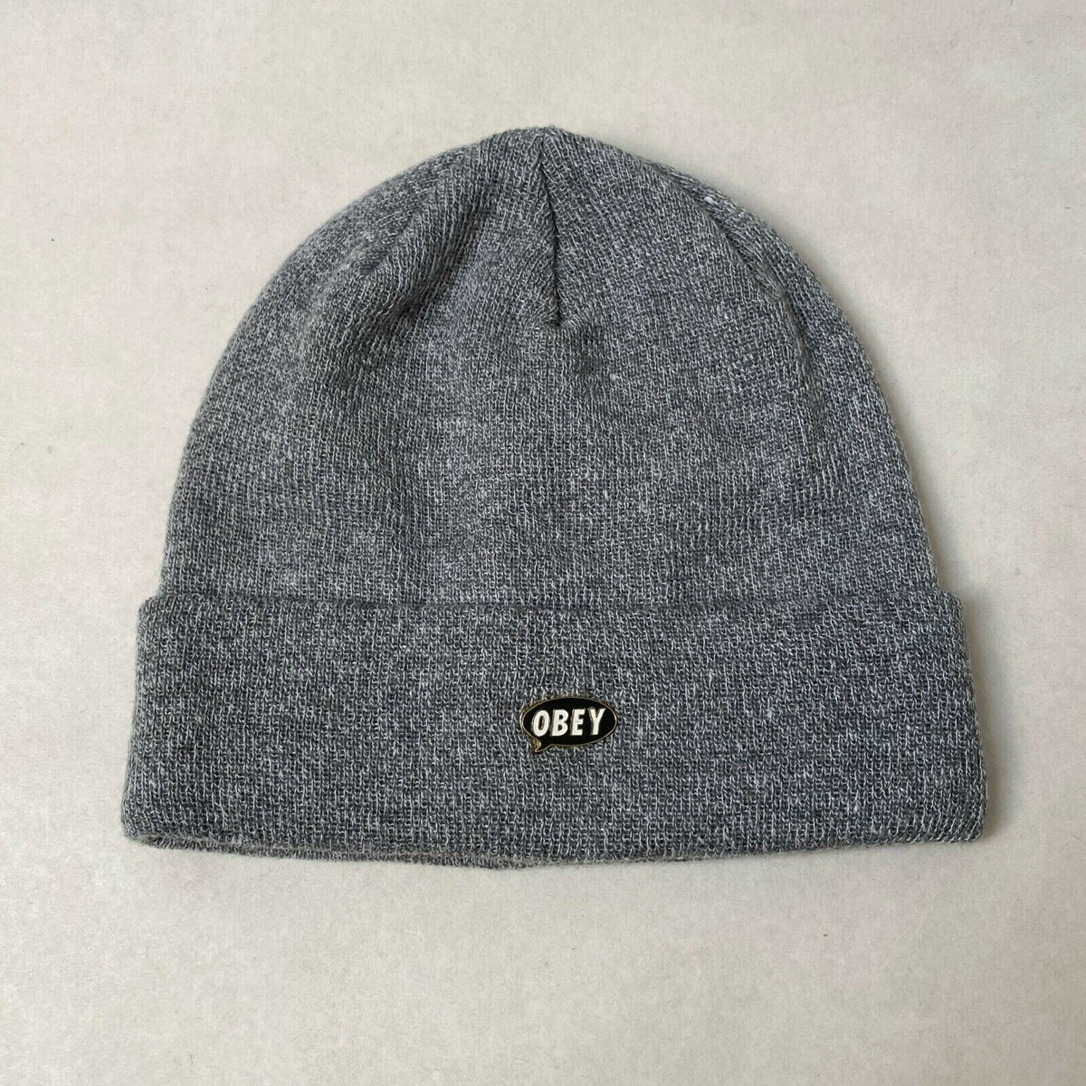 Grey Obey Beanie