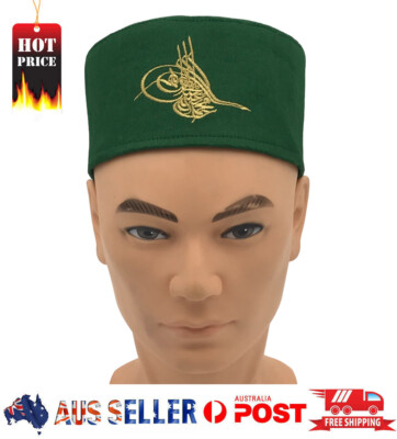 Muslim Islamic Men Prayer Mosque Turkish Model Ottoman Hat Male Skull ...