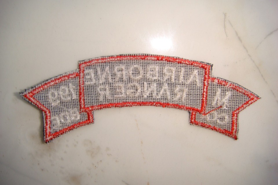 M Co. AIRBORNE RANGER 199th INFANTRY BRIGADE, VIETNAM WAR SCROLL PATCH ...