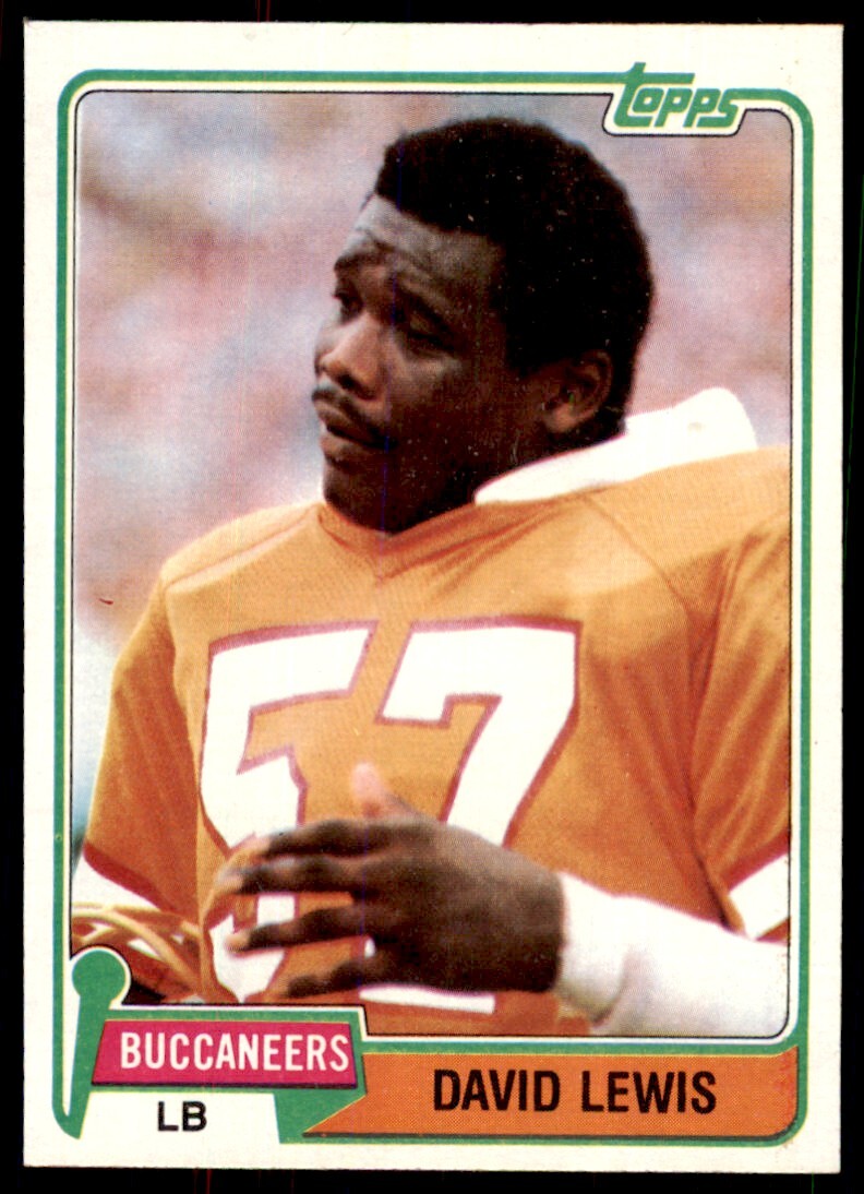 1981 TOPPS' DAVID LEWIS TAMPA BAY BUCCANEERS #341 | eBay