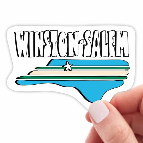 Winston Salem NC Sticker | North Carolina | Laptop Decal | VARIATIONS ...