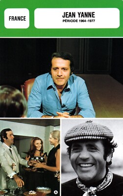 FICHE CINEMA : ACTEURS : JEAN YANNE 1964-77* | eBay