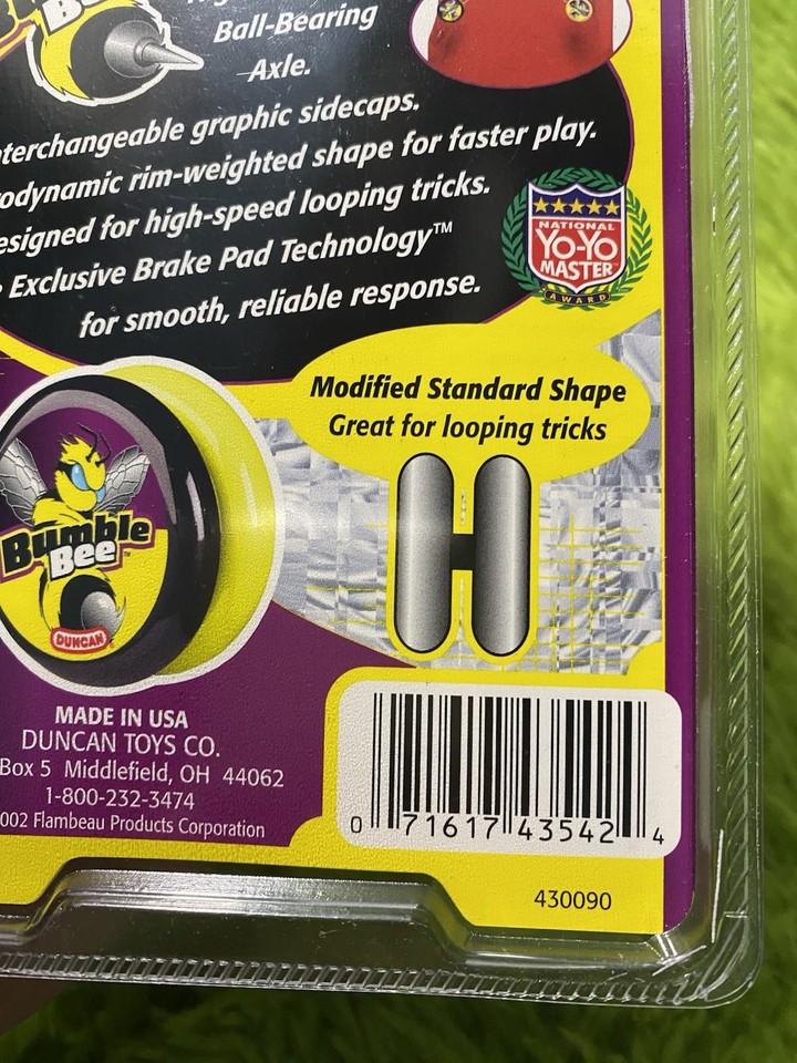 2002 RARE COLLECTABLE DUNCAN BUMBLE BEE YOYO HIGH SPEED BALL BEARING ...