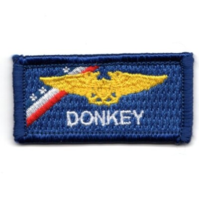VAQ-140 ELECTRONIC ATTACK SQUADRON ECMO DONKEY EMBROIDERED PATCH | eBay