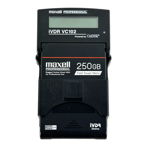 Maxell iVDR VC102 DTE Video Capture Device with Rugged 250GB Hard Drive ...
