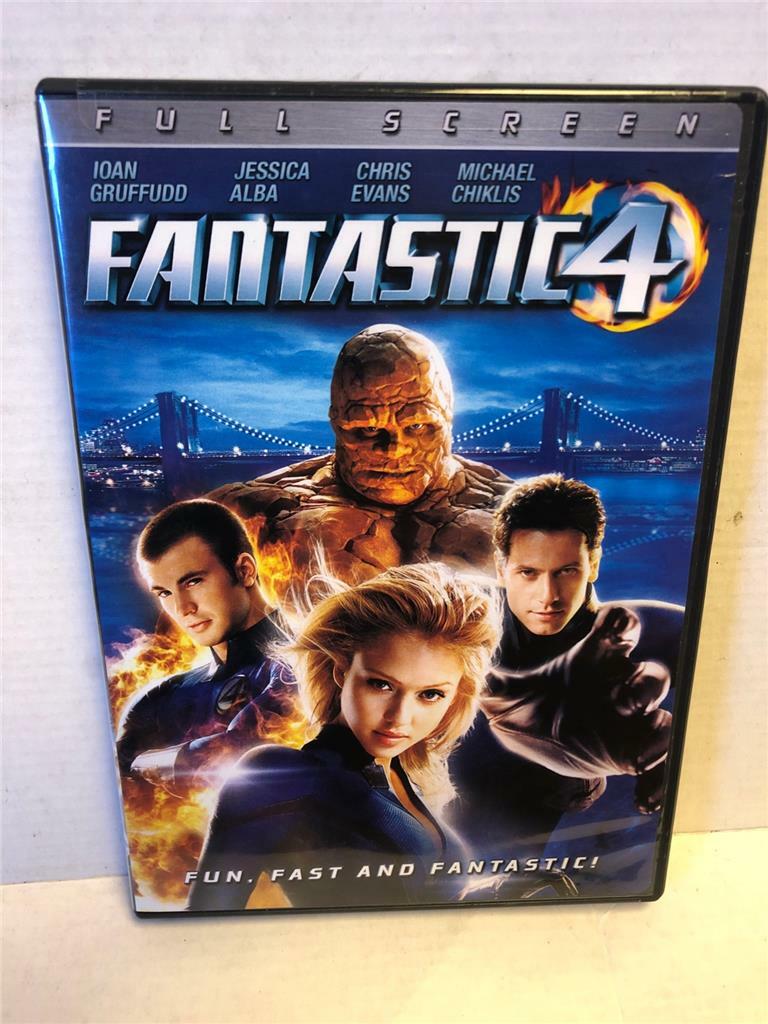 Fantastic Four (DVD, 2005, Full Screen), Jessica Alba 24543196150| eBay