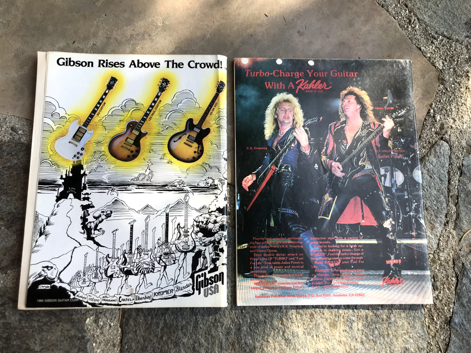 1987 & 1988 VINTAGE Guitar Magazines: Vinnie Moore, Jake E Lee, Warren ...