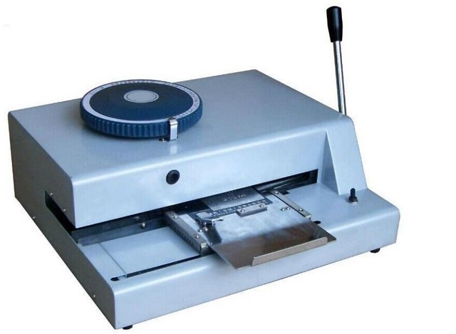 Semi-Automatic Nameplate Embosser Metal Embossing Machine 41 Code ...