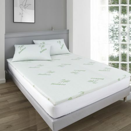 Extra Deep Memory Foam Bamboo Mattress Topper Ultra Soft Thick Enhancer ...