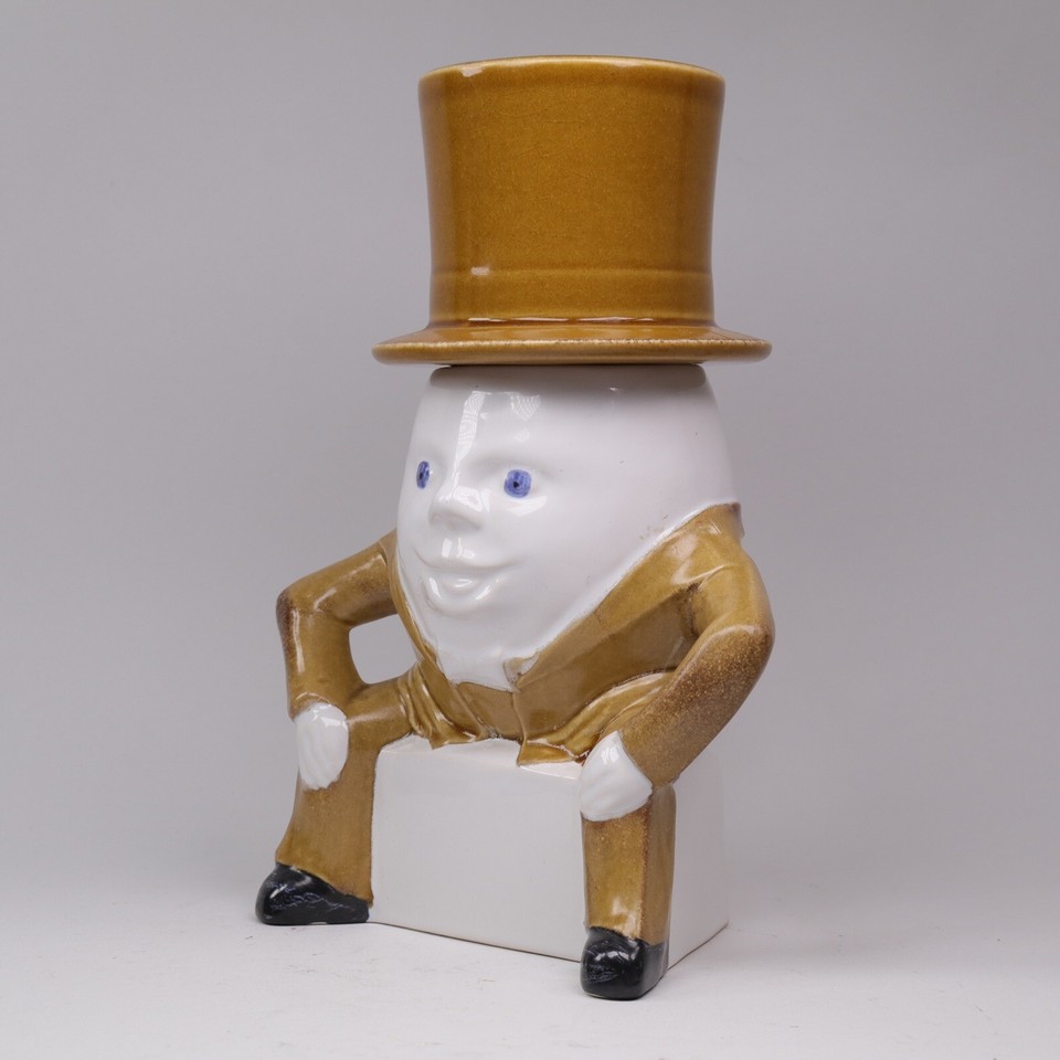 Humpty Dumpty Figure Money box Art Pottery by Michael Peacock MCM | eBay