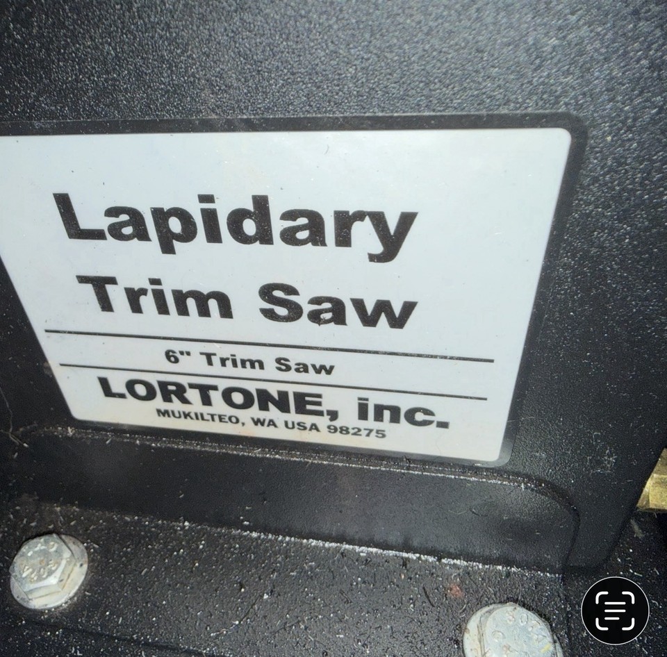Lortone 6 Inch lapidary Trim Saw | eBay