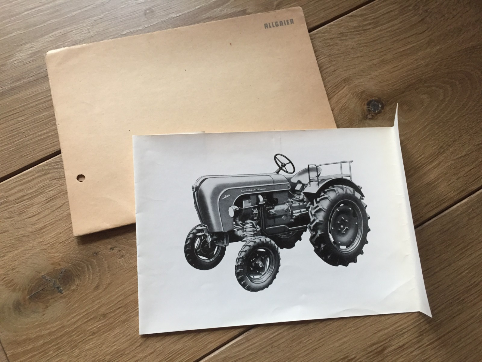 Allgaier System Porsche Traktor Werkfoto +++ 1950er Jahre | eBay
