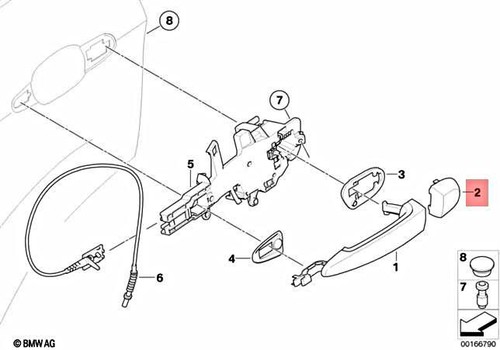 Genuine BMW Hybrid M3 X3 X4 M X5 X6 M2 Covering Door Primed Right ...