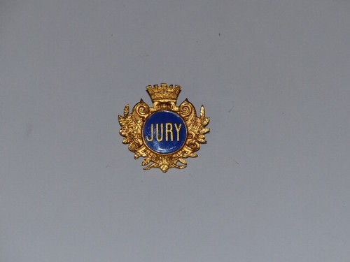 [COLLECTION] JURY BADGE BADGE UNIVERSAL EXHIBITION COMPETITION SUPERB ...