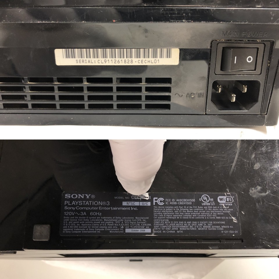 PlayStation 3 PS3 Console Only -YouPick- 40GB-160GB - Super Slim 12GB ...