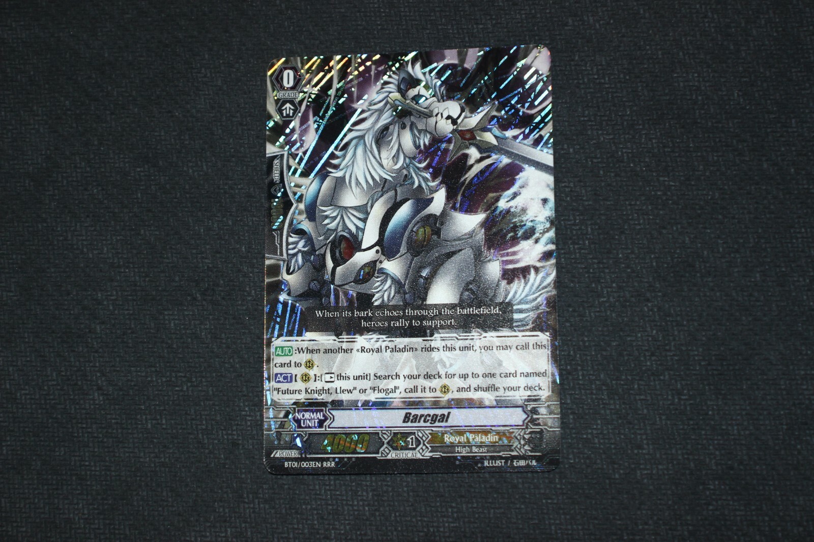Cardfight! Vanguard 1x Premium NM Barcgal - BT01/003EN - RRR | eBay