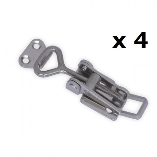 4 X Toggle Latch Stainless Steel Lockable Over Centre For Toolbox ...