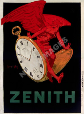 Zenith wintage watch ad poster 16x20 | eBay