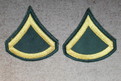 1-Unused Pair of Original Vietnam War Era U.S. Army "PFC" Rank Uniform ...