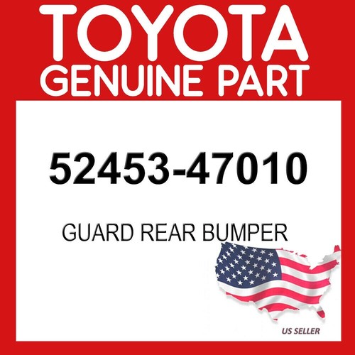 TOYOTA GENUINE 52453-47010 GUARD REAR BUMPER OEM | eBay
