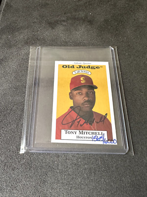 Tony Mitchell 1996 Signature Rookies T-96 Old Judge Autograph 1565/6000 ...