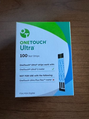 One Touch Ultra Test Strips - 100 Count 12/25 Expiration Date | eBay