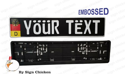 GERMAN BLACK , EURO STYLE TAG, BMW, European license plate, CUSTOM, and ...