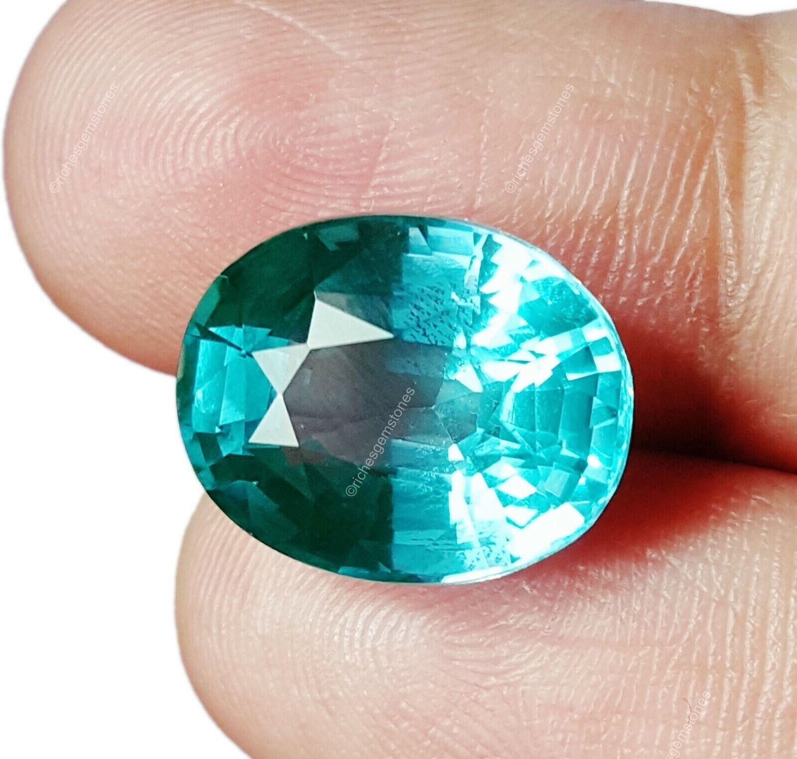 Natural Brazilian Emerald 8.17 Ct Loose Gemstone Certified Oval Shape ...