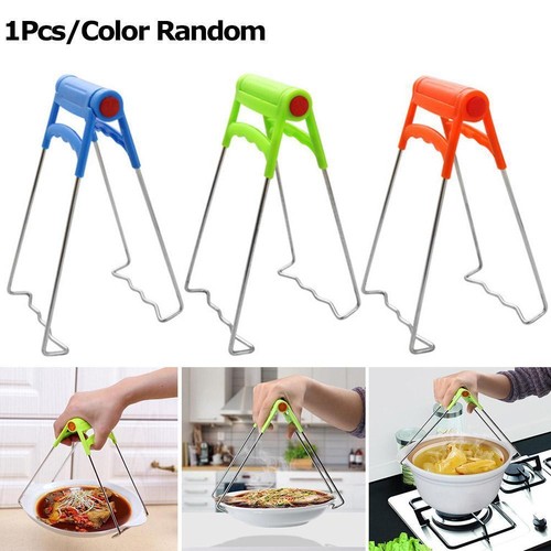 Kitchen Bowl Dish Pot Lifter Clip Anti-hot Plate Steamer FAST Plate ...