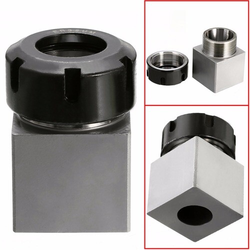 ER32 Square Hex Collet Block Chuck Holder for CNC Lathe Engraving ...
