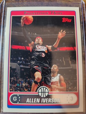 2006-07 Topps Allen Iverson #200 Philadelphia 76ers HOF MVP | eBay