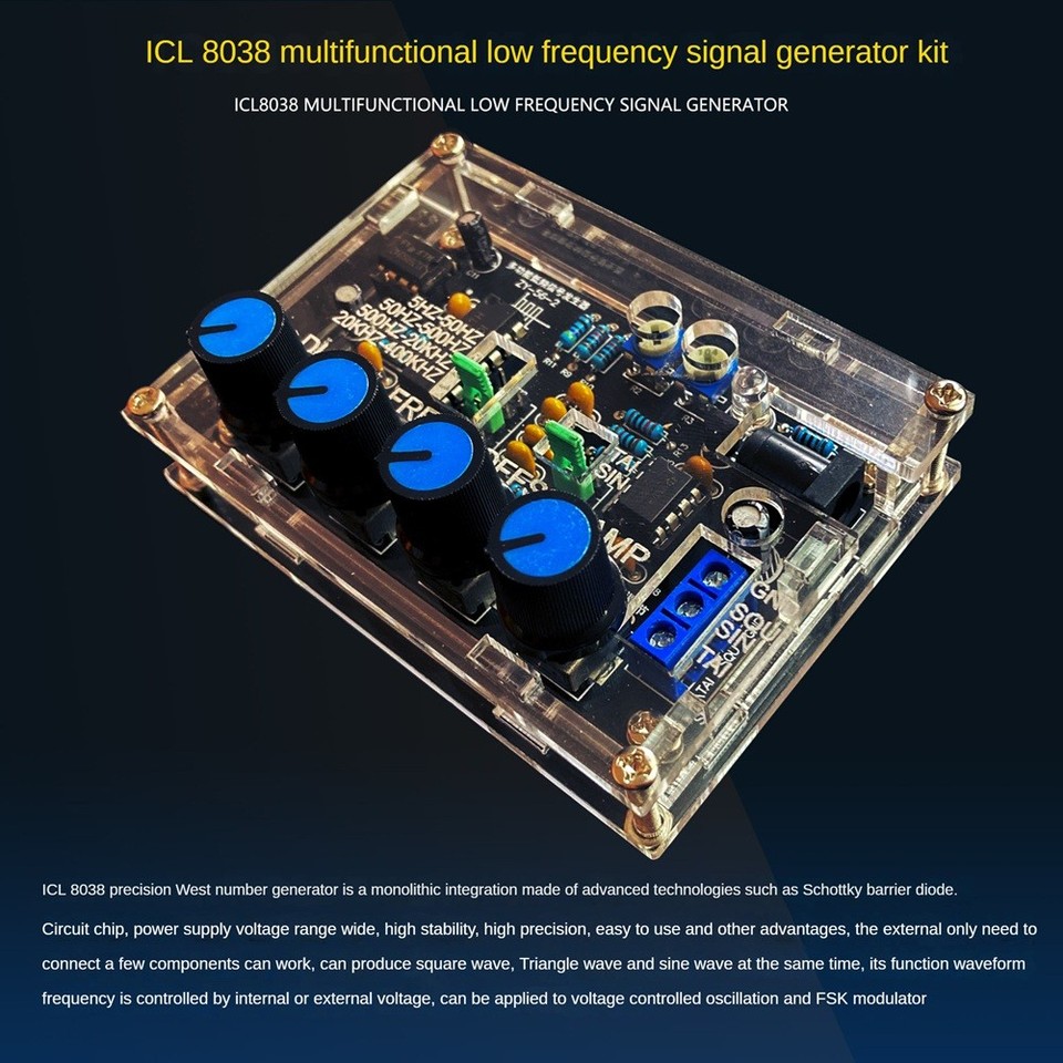 ICL8038 Function Generator Module Sine Square Triangle Generators ...
