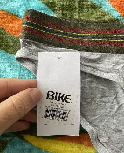 Bike Athletic Men's Gray Size XL Stretch Modal Cotton Active Brief ...