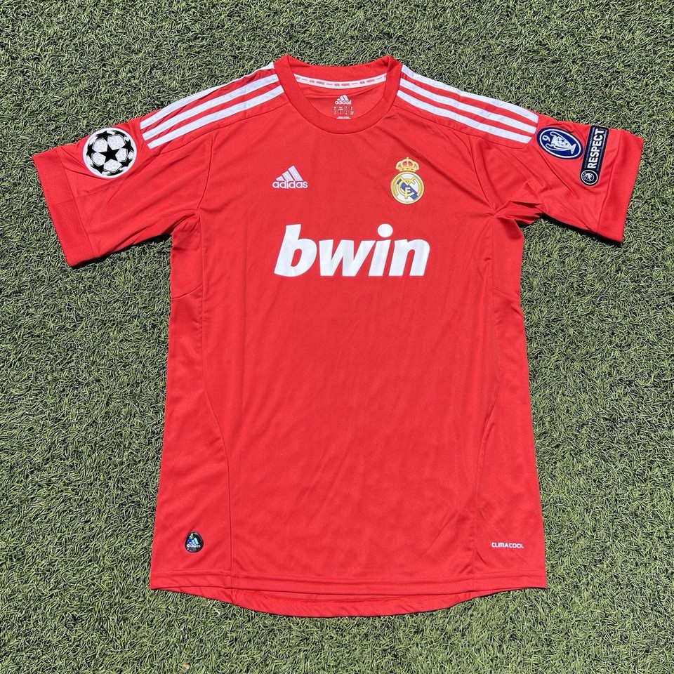 Real Madrid 2011/12 UCL 3rd Kit Karim Benzema #9 Men’s L | eBay