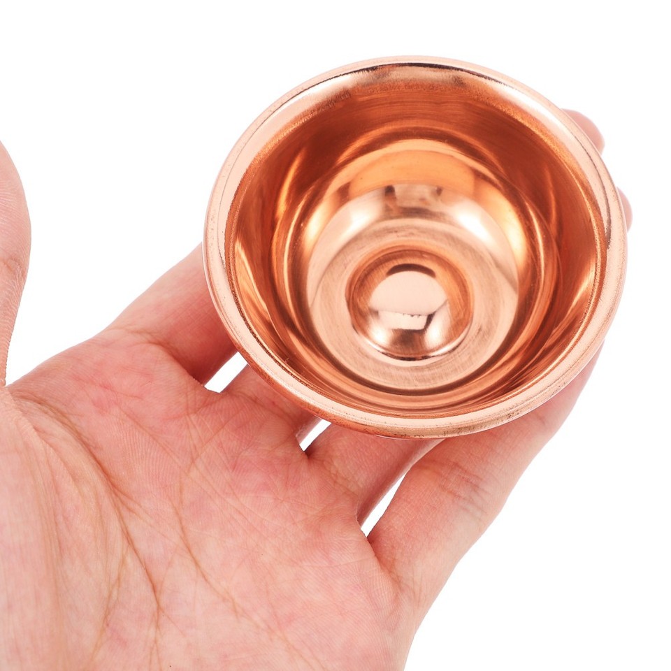 7pcs Temple Brass Cup Buddhist Offering Water Cup Decorative Worship ...