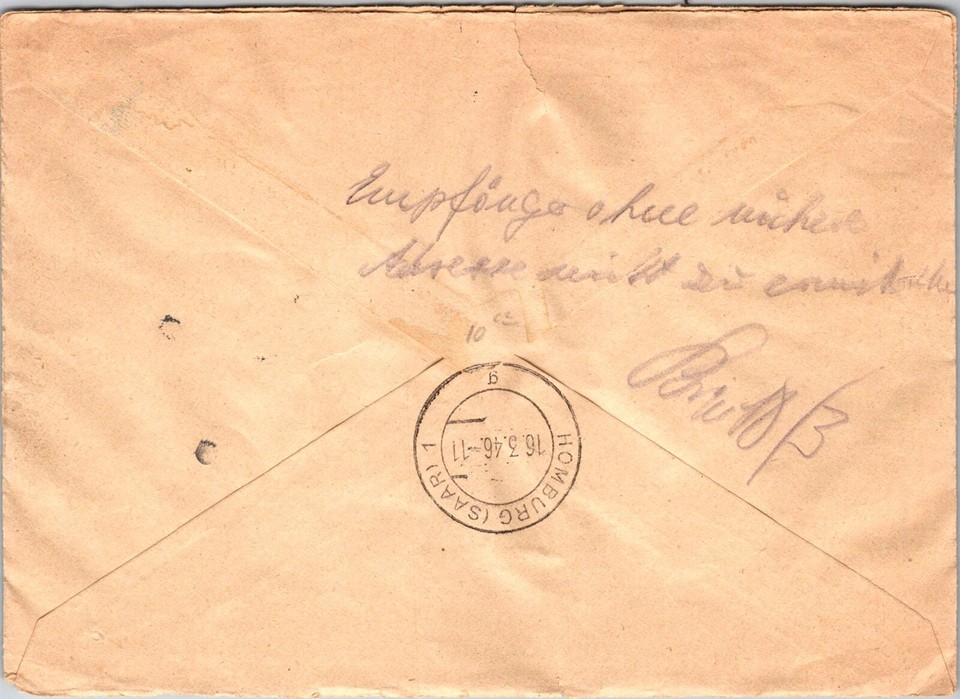 GOLDPATH: GERMANY POST WWII COVER 1946, CV632_P08 | eBay