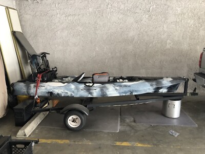 Shadow caster kayak With Outboard Motor!! | eBay