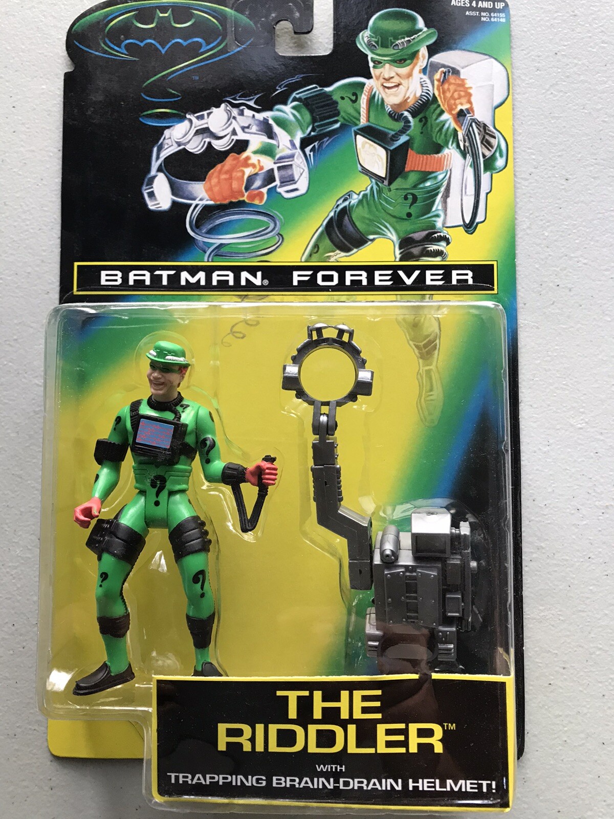 Batman Forever: The Riddler/ Trapping Brain Drain Helmet MOC Free Ship ...