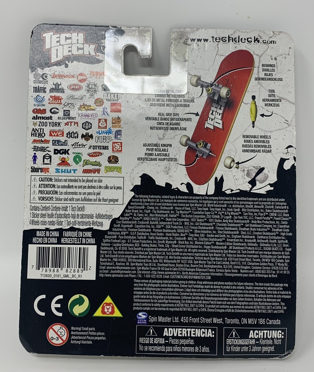 Tech Deck Handboards 10-Piece 29mm Fingerboard Truck Set - Complete ...