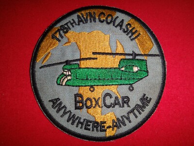 US 178th Aviation Company (ASH) BOX CAR ANYWHERE ANYTIME Vietnam War ...