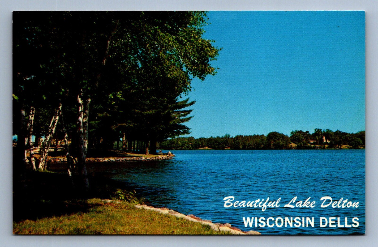 Postcard Vtg Wisconsin Lake Delton WI Dells Nature | eBay