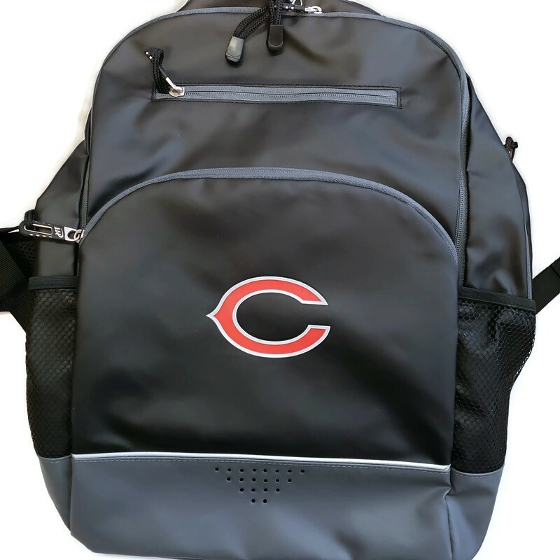 Chicago Bears Backpack by Northwest Roomy 20" Black NFL Bears Logo for ...