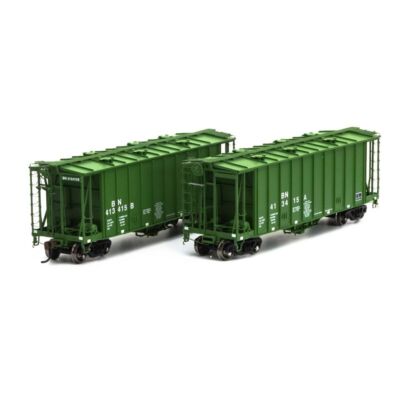 Athearn Genesis HO GATC 2600 Airslide Hopper, BN/Drawbar #1 (2 ...