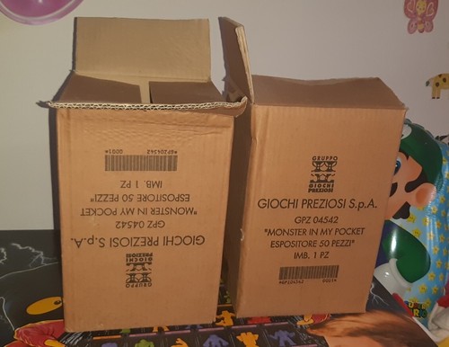 Monster In My Pocket 2001 Italian EMPTY Brown Boxes | eBay