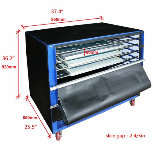 Vertical Screen Printing Drying Cabinet 6 Layers Screen Frame Dryer 2 ...